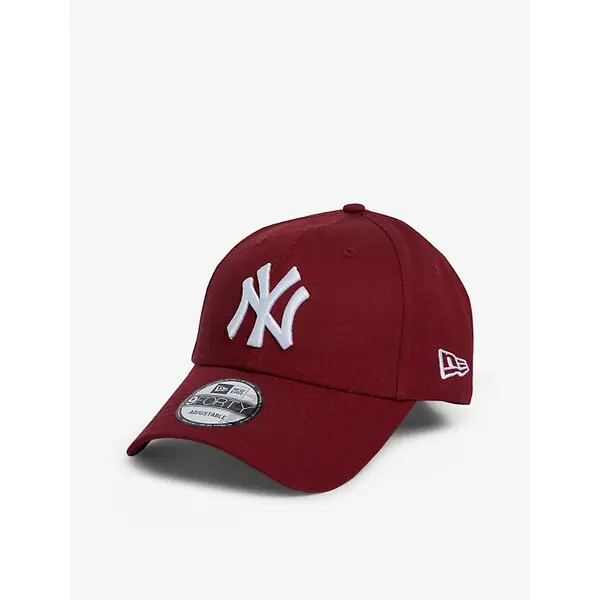 New Era 9forty New York Yankees Baseball Cap - Cardinal/optic White