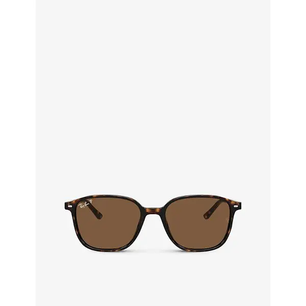 Ray-ban Leonard Square-frame Sunglasses - Brown