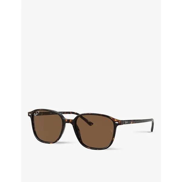 Ray-ban Leonard Square-frame Sunglasses - Brown