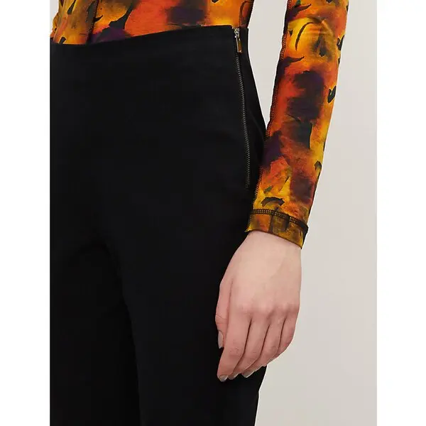 Whistles Tapered Mid-rise Stretch-twill Trousers