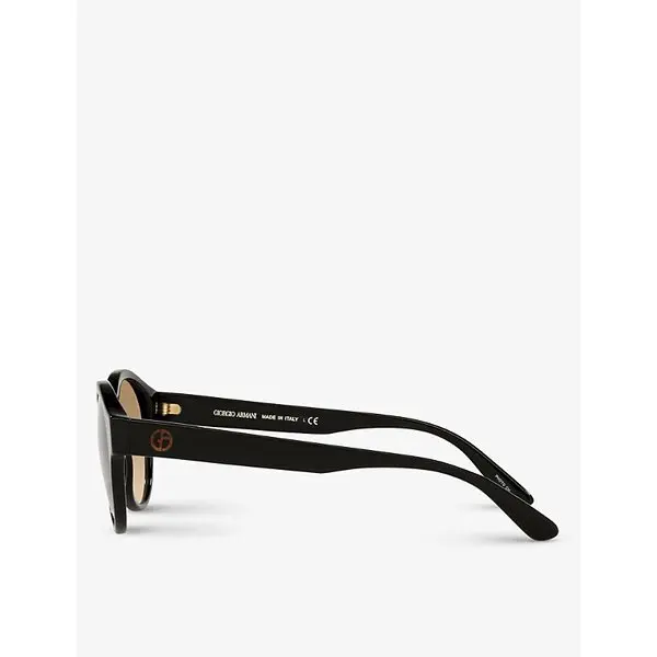 Giorgio Armani Ar8146 Panthos-frame Sunglasses - Black