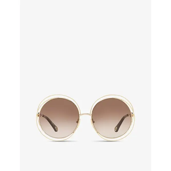 Chloé Ch0045s Round-frame Sunglasses - Brown
