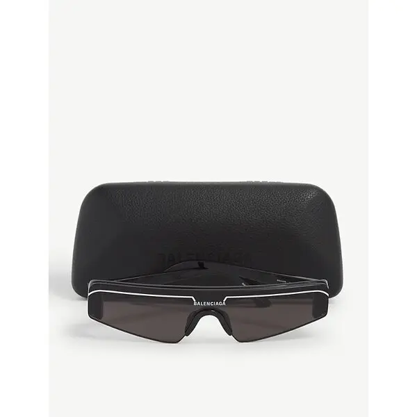 Balenciaga Bb0003s Rectangle-frame Sunglasses