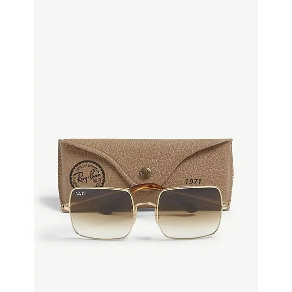 Ray-ban Square-frame Sunglasses - Gold