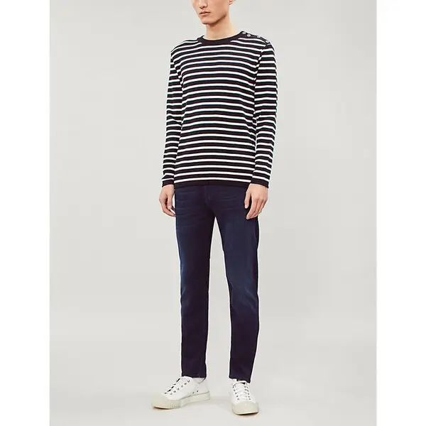 7 For All Mankind Slimmy Tapered Jeans - Deep Blue