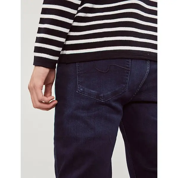 7 For All Mankind Slimmy Tapered Jeans - Deep Blue