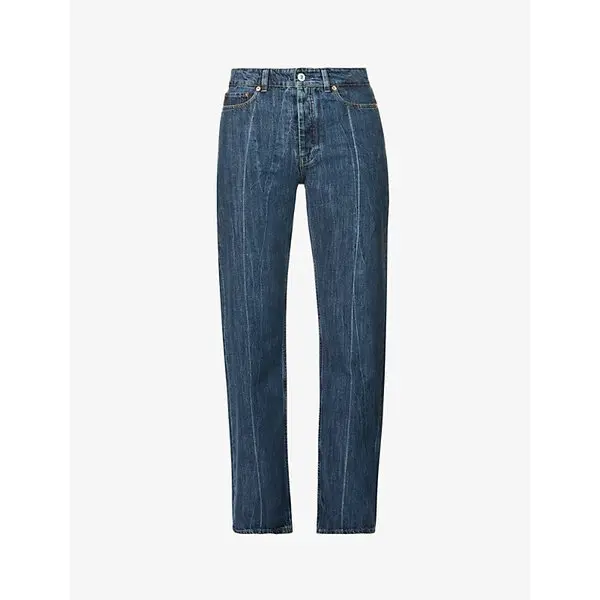 Our Legacy Linear Cut Straight-leg High-rise Jeans