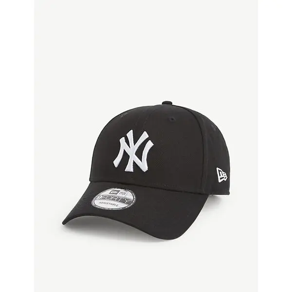 New Era 9forty New York Yankees Cotton-canvas Cap - Blk Whi
