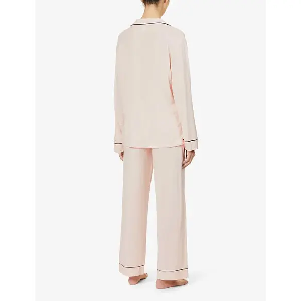 Eberjey Gisele Jersey Pyjama Set - Sorbet/black