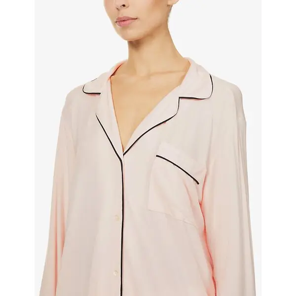 Eberjey Gisele Jersey Pyjama Set - Sorbet/black