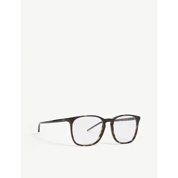 Ray-ban Square-frame Optical Glasses - Havana