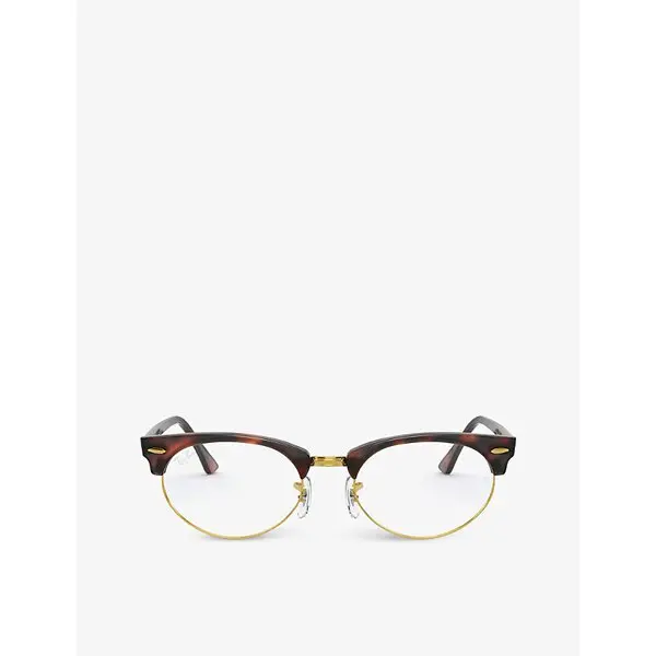Ray-ban Rx3946v Clubmaster Metal Oval Glasses