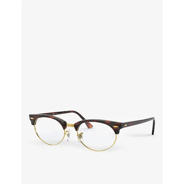 Ray-ban Rx3946v Clubmaster Metal Oval Glasses