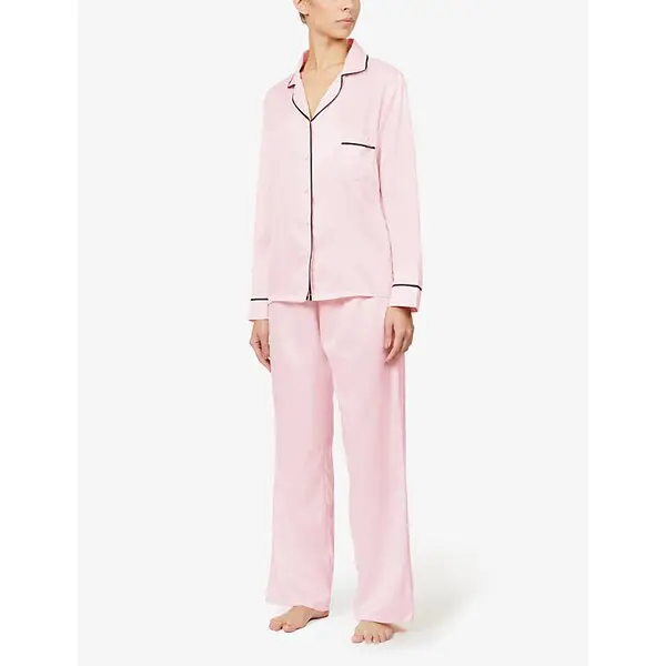 Bluebella Abigail Satin Pyjama Set - Pale Pink
