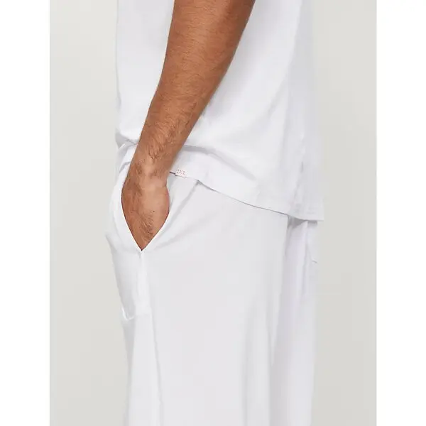 Derek Rose Basel Stretch-modal Shorts - White