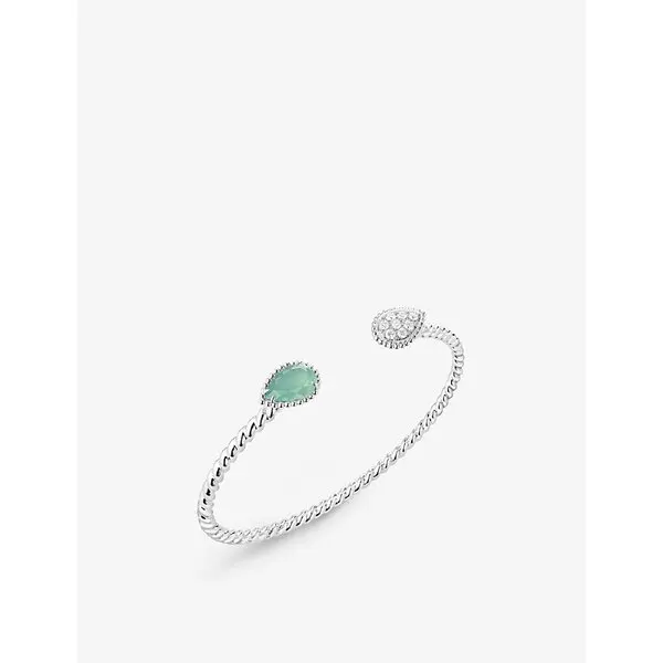Boucheron Serpent Bohème Aquaprase Bracelet - White Gold