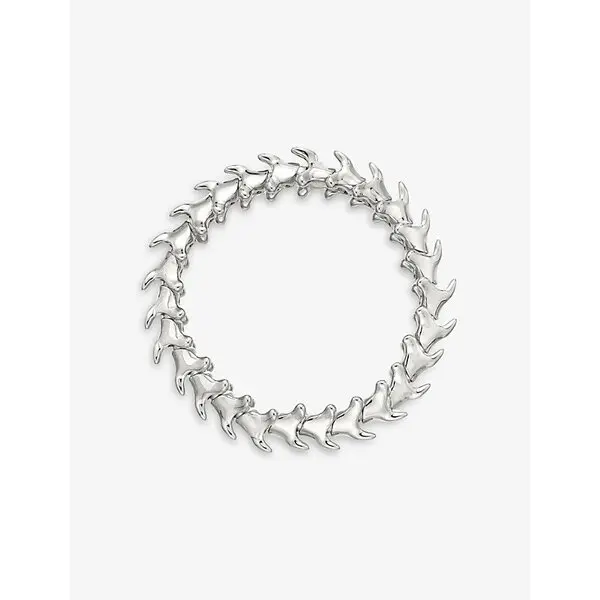 SHAUN LEANE Serpent Trace Wide Bracelet - Sterling Silver