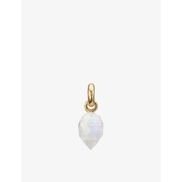 Monica Vinader 18ct Gold-plated Vermeil And Pendant Charm