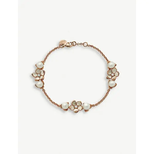 SHAUN LEANE Cherry Blossom Bracelet - Rose Gold