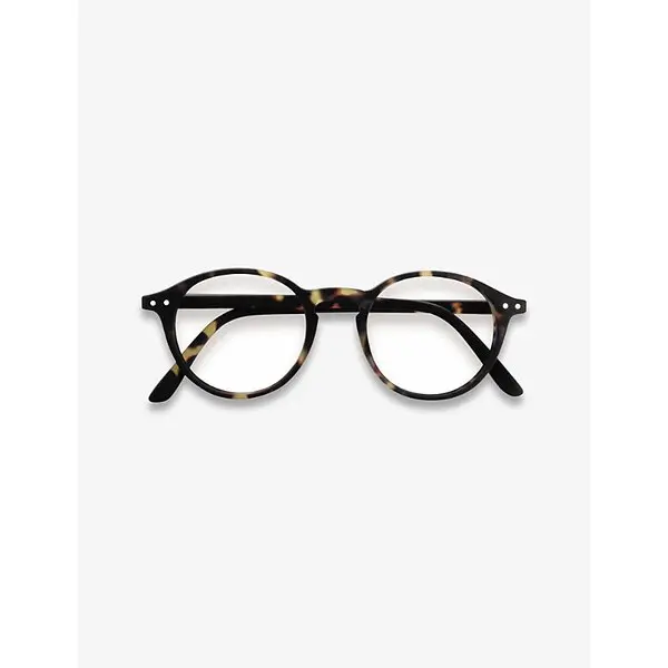 IZIPIZI D Round-frame Glasses - Black/brown