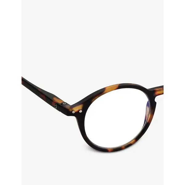 IZIPIZI D Round-frame Glasses - Black/brown