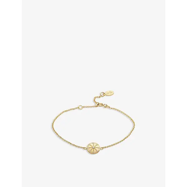 LA MAISON COUTURE With Love Darling #7 Energy Medallion Bracelet - Gold