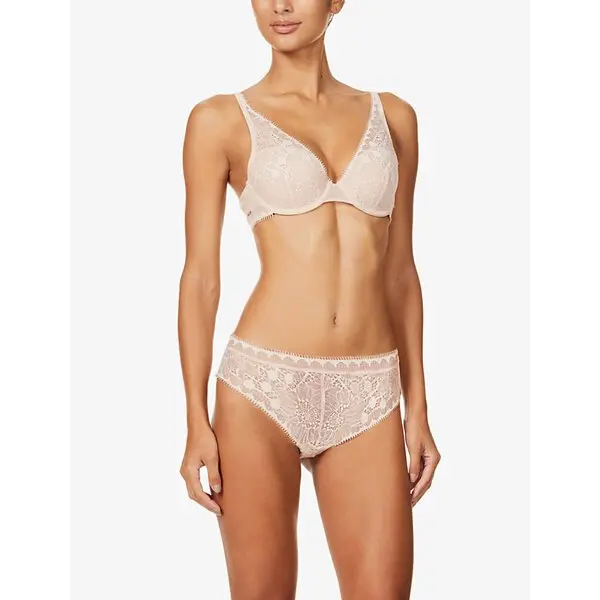Chantelle Day To Night Lace Plunge Spacer Bra