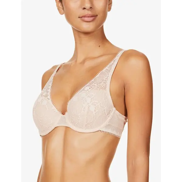 Chantelle Day To Night Lace Plunge Spacer Bra