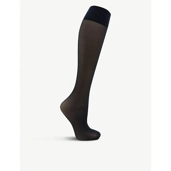 Falke Matt Deluxe 20 Denier Knee-high Socks - 6179 Marine