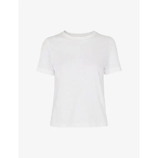 Whistles Emily Ultimate Relaxed-fit Cotton T-shirt - White