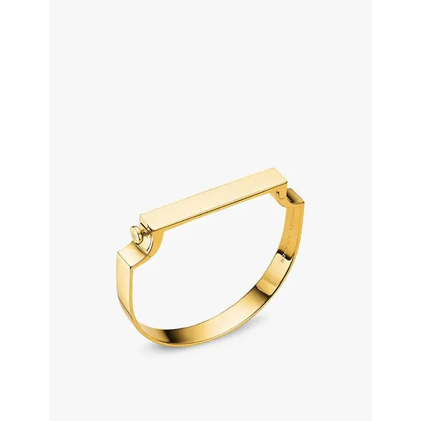 Monica Vinader Signature 18ct -gold Vermeil Bangle - Yellow Gold