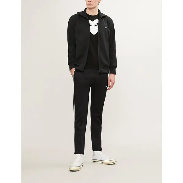 Play Comme Des Garcon Heart-logo Cotton-jersey T-shirt - Black