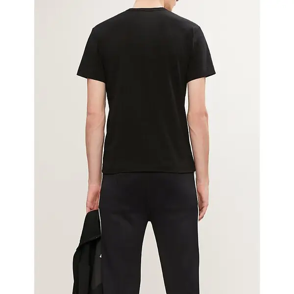 Play Comme Des Garcon Heart-logo Cotton-jersey T-shirt - Black