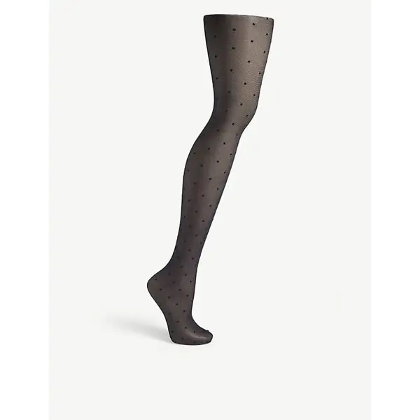 Falke 15 Denier Polka Dot Tights - 6179 Marine