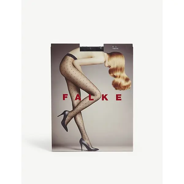 Falke 15 Denier Polka Dot Tights - 6179 Marine