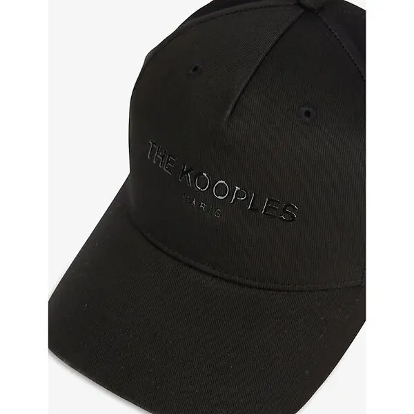 The Kooples Brand-print Baseball Cap