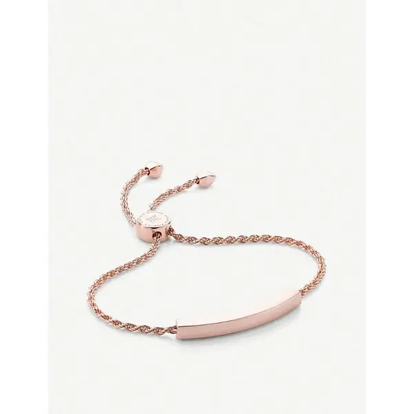 Monica Vinader Linear Bracelet - Rose Gold