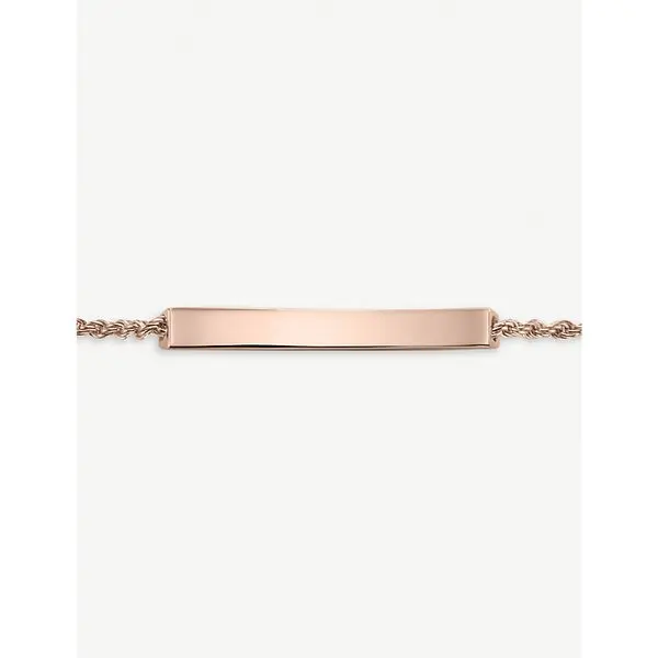Monica Vinader Linear Bracelet - Rose Gold