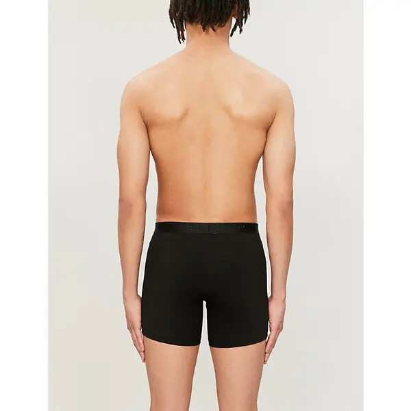Derek Rose Jack Slim-fit Pima-cotton Trunks - Black
