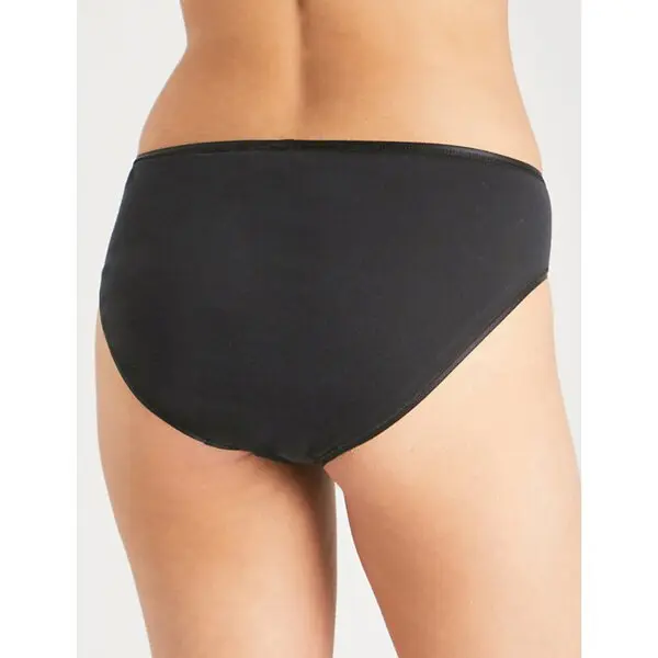 Hanro Seamless Midi Cotton-jersey Briefs - Black