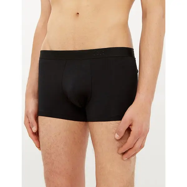 Derek Rose Alex Regular-fit Stretch-modal Trunks - Black