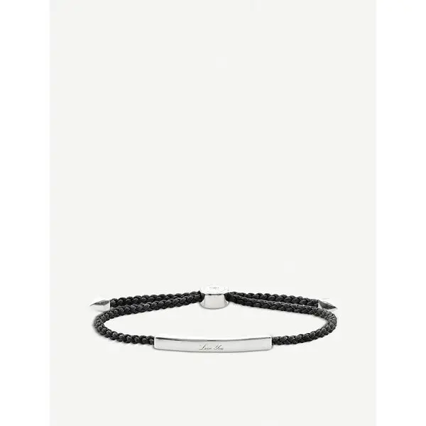 Monica Vinader Linear Sterling Silver Friendship Bracelet - Silver/back