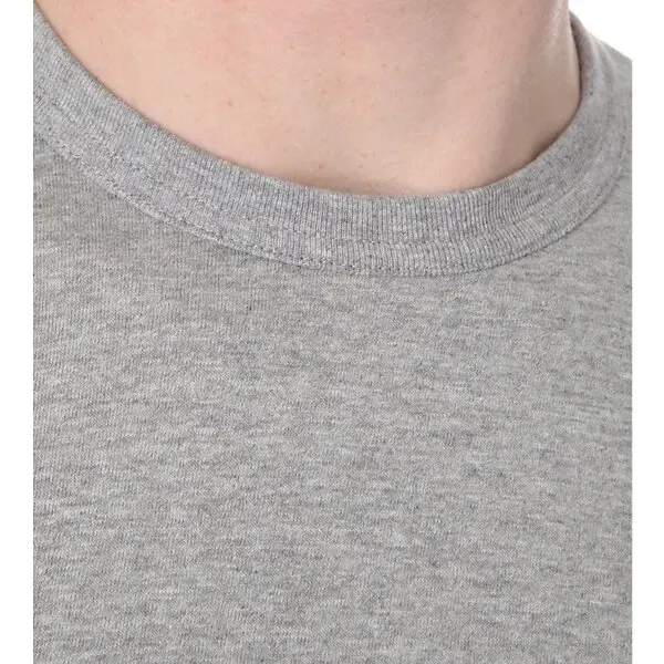 Play Comme Des Garcon Logo-embroidery Cotton-jersey T-shirt - Grey