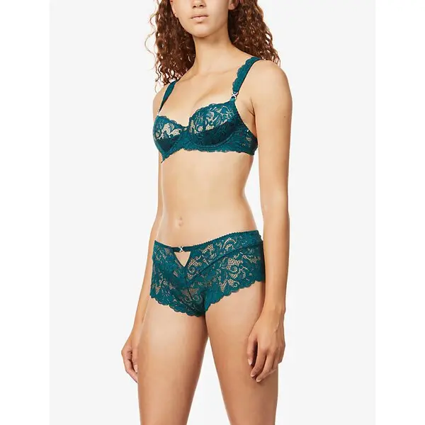 AUBADE Mon-bijou Half-cup Stretch-lace Bra