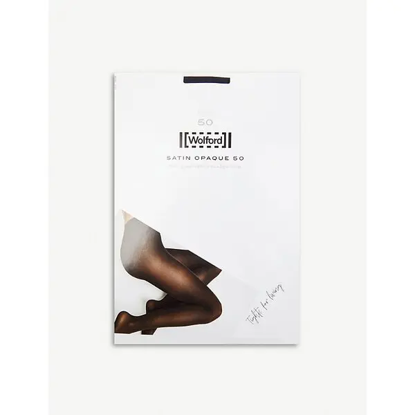 Wolford Satin Opaque 50 Tights - Black