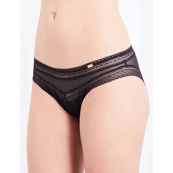 Chantelle Festivite Tanga Brief - Black