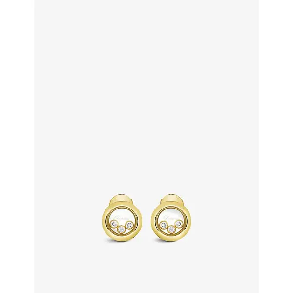 Chopard Happy Diamonds Earrings - Yellow Gold
