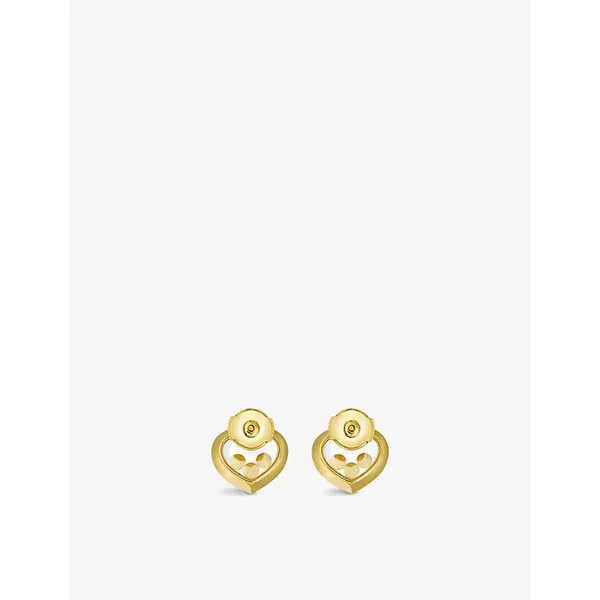 Chopard Happy Diamonds Heart Earrings - Yellow Gold