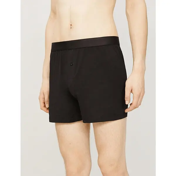 Sunspel Elasticated Slim-fit Cotton Boxers