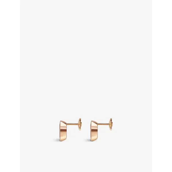 Chopard Happy Diamonds 18ct Rose-gold And Diamond Earrings - Rose Gold
